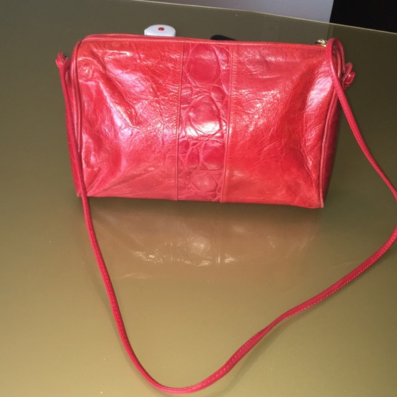 Portofino Collection | Bags | Vintage Portofino Collection Red Leather ...